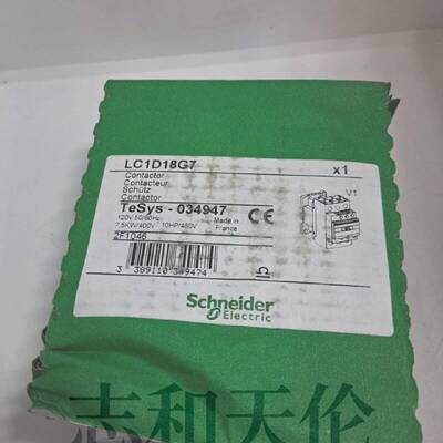 配件SCHNEIDER LC1D18G7 CONTACTOR 120V 5060HZ NIB议价