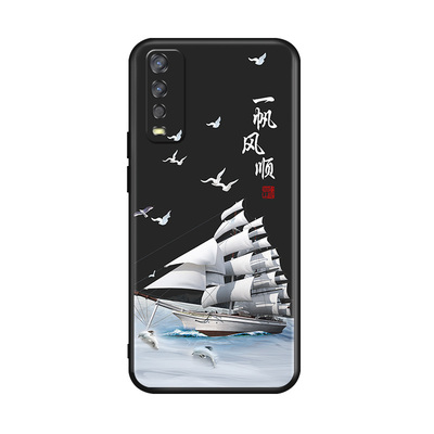 luckrider适用于vivoiqoou3x标准版v2036a手机壳vivoy30网红v2099a文字创意iqoou1x简约v2065a国风y30标准v20
