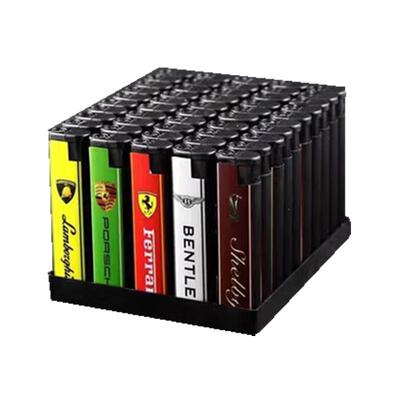 【特价50支】防风火机家用一次性火机便利店超市包邮普通塑料火机