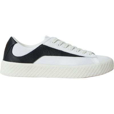 【38开门红】BY FAR女士百搭纹理皮革网眼板鞋运动鞋