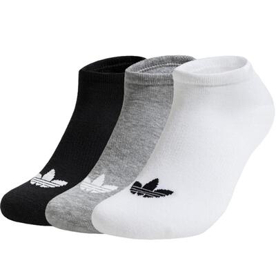 滔搏adidas阿迪三叶草中性抗菌舒适短筒袜三双装JC9286