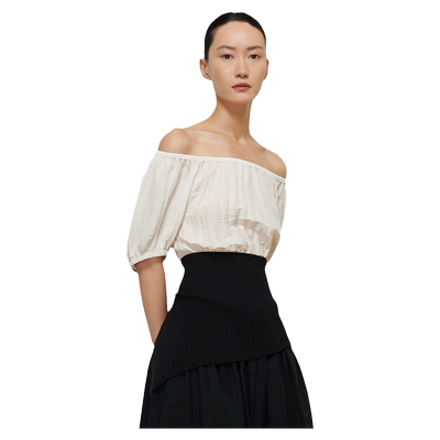 THELAWN修身气质不对称上衣