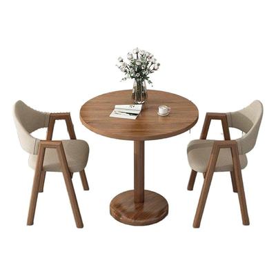 德国进口阳台小茶桌家用茶桌椅组合轻奢高级感接待休闲桌商用圆桌