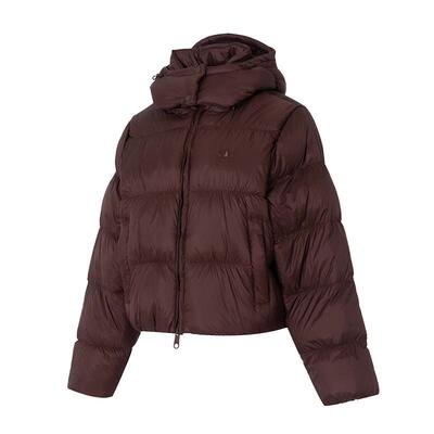 Adidas阿迪达斯三叶草女装2025冬季新款百搭连帽保暖羽绒服KG4904