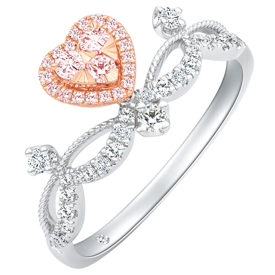 周大福SOINLOVE18K金钻石戒指