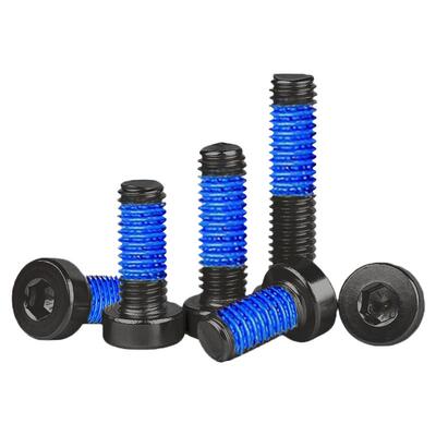 圆柱头12.9级点胶防松防滑螺丝钉