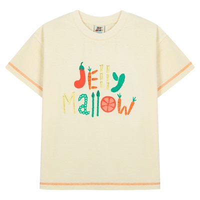 55 jellymallow SS26春夏儿童短袖T恤背心牛仔短裤半裙