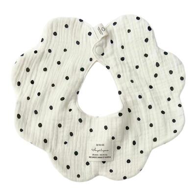 A类婴儿六层纯棉纱布双面围嘴