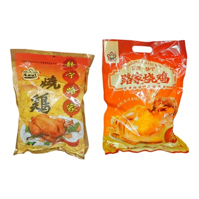 甘肃真空熟食整只700g静宁烧鸡