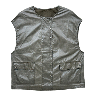 瑞尔皮马甲女复古休闲时尚马甲女