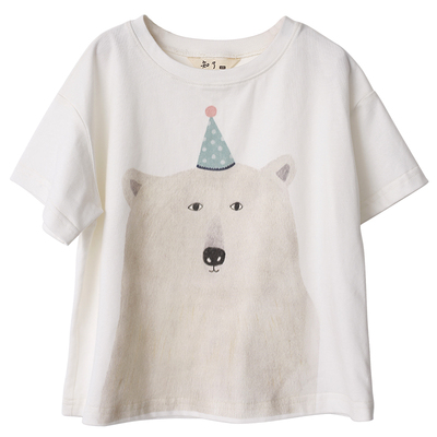 知了童装圆领原创印花短袖T恤