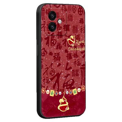 luckrider适用于华为荣耀x60gt手机壳agi-an00保护套huawei荷花插画horno国潮风荣耀x60gt硅胶外壳honor防摔