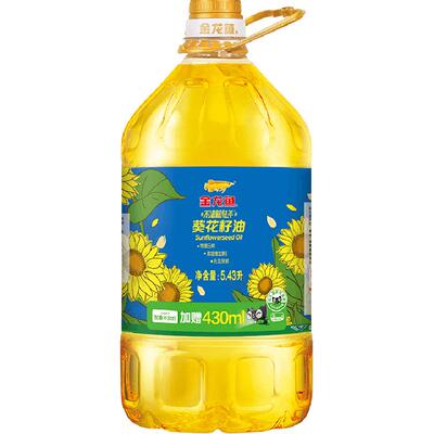 金龙鱼轻年不油腻葵花籽油5.43L
