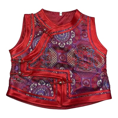 蒙古风儿童马甲男童民族风