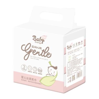 贝能婴儿丝柔纸巾温润雅5提15包