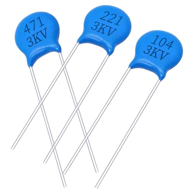 高压瓷片电容器3000V3KV 脚距5mm 容量100PF150PF220PF1000PF10NF