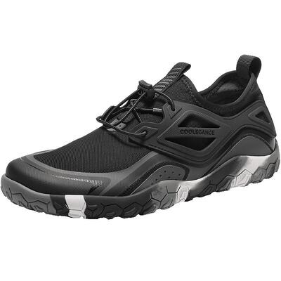 百丽男士网面透气健步鞋子