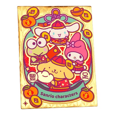 2026 新年香港正版三丽鸥库洛米丑鱼kitty美乐蒂烫金红包利是封