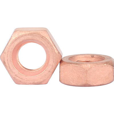 T2紫铜六角螺母螺丝帽M3M4M5M6M8