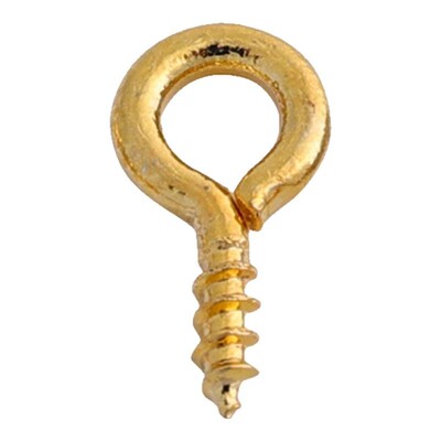 V.Feel铜镀14k羊眼螺丝钉diy配件