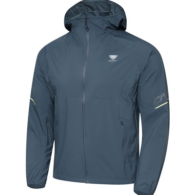 雪豹男防风透气连帽户外夹克