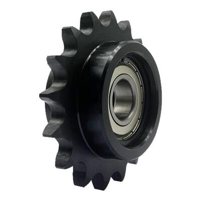 2分3分35B惰轮涨紧链轮带单双轴承惰性链轮链 条齿轮04C 06B 06C