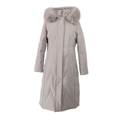 雅鹿新款妈妈装中老年过膝长款羽绒服女加厚新款狐狸毛领