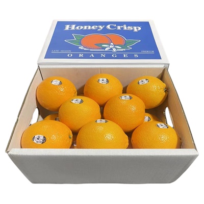 美国3107黑标橙子礼盒装脐橙大果