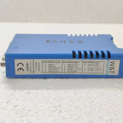 W&T 86201 Isolatore Interfaccia RS232 RS422 RS485 1KV