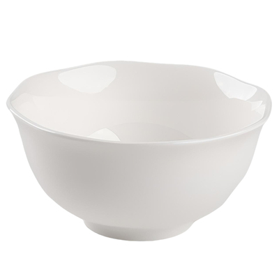 依山石坊一级骨瓷荷口碗饭碗面碗