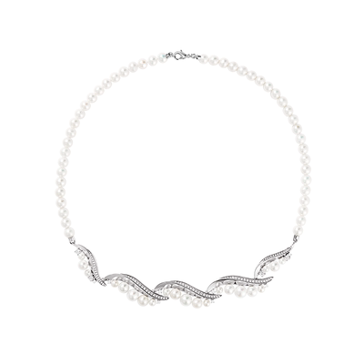 PEARLSTIGE星云波光珍珠项链