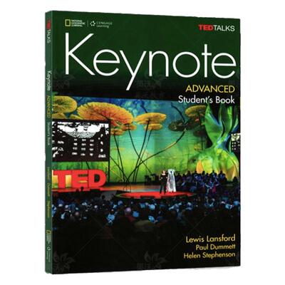 进口原版 Keynote with advanced 级别教材 美国国家地理出版社英文青少综合教材高级进阶级学生书 含在线学习账号 9798214182858