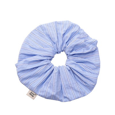 FromSheep韩系蓝白条纹大肠发圈