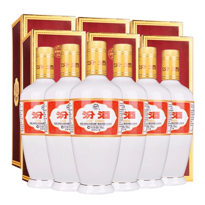 汾酒53度牧童出口瓷500ml*6白酒