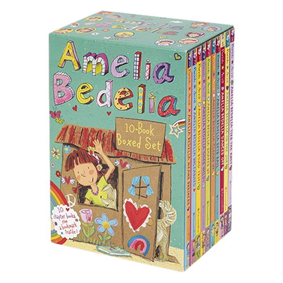 英文原版 Amelia Bedelia Chapter Book 10-Book Box Set 糊涂女佣10册章节桥梁书小说 儿童阅读读物 英文版 进口英语原版书籍