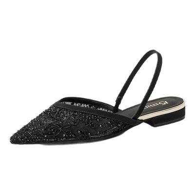 15mins法式凉拖鞋女夏季2025年