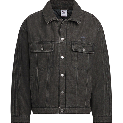 Adidas/阿迪达斯正品三叶草男士牛仔保暖运动宽松棉服JY0201