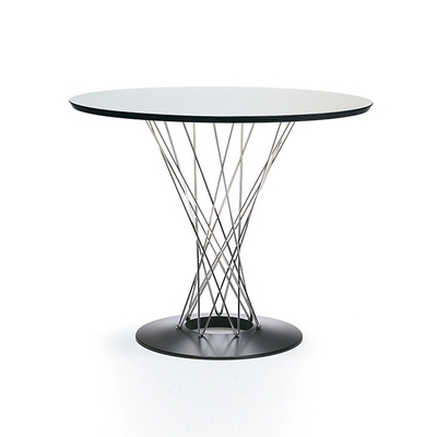 Vitra圆形木简约休闲桌会议桌