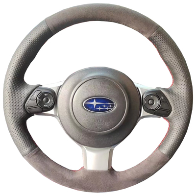 斯巴鲁BRZ丰田86真皮方向盘套