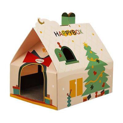 圣诞限定超大猫窝冬天猫抓板磨爪