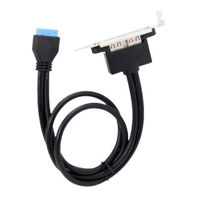 cy双口usb3.0pci延长半高扩展卡