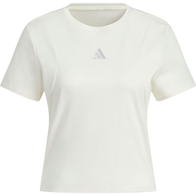 Adidas/阿迪达斯正品2025春夏新款女士经典短款简约短袖JM8819