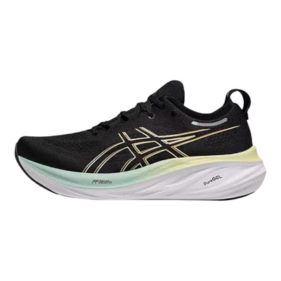 Asics/亚瑟士正品GEL-NIMBUS 26男子减震耐磨跑步鞋1011B996-001