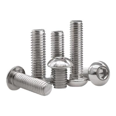不锈钢高强度半圆头内六角