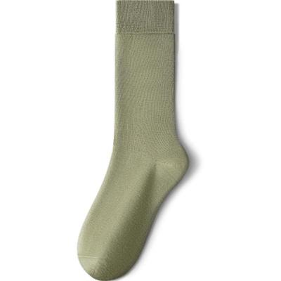 男袜子红豆纯棉抗菌消臭中筒袜