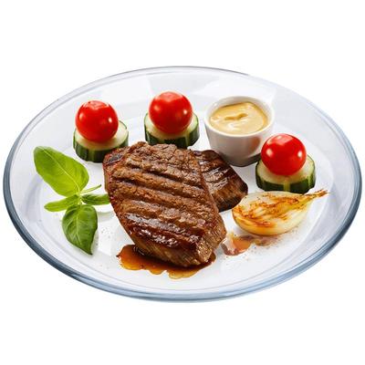 钢化玻璃意大利面透明餐具套装