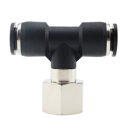 螺纹三通快速快插接头现货速发