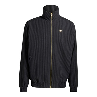 Adidas/阿迪达斯正品三叶草男士休闲立领竖条纹运动外套KC9051