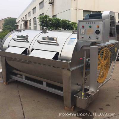 XGP-150工业洗布机 150公斤不锈钢洗布机卧式半自动大型水洗机