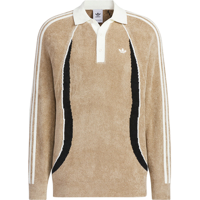Adidas/阿迪达斯正品三叶草男士休闲拼接保暖翻领毛衣JN3794